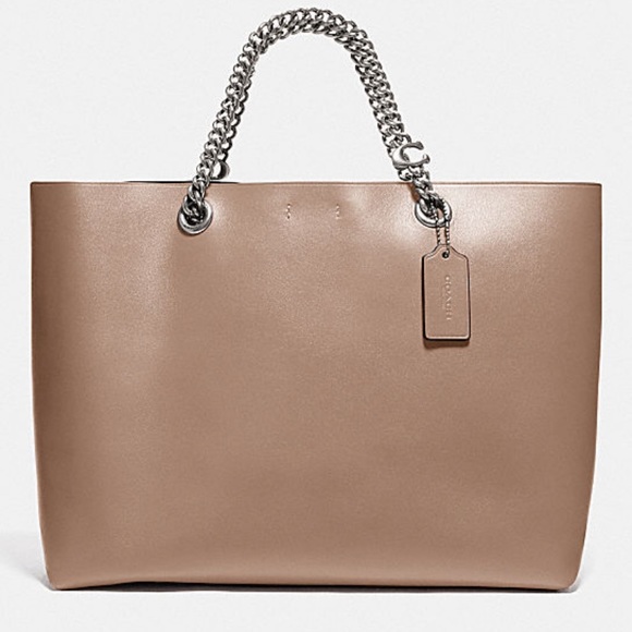 Coach | Bags | Coach Signature Chain Central Tote | Poshmark